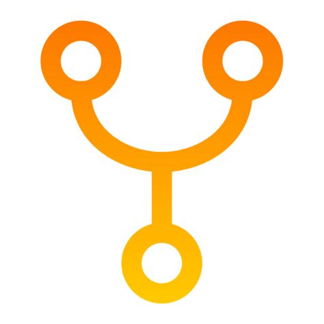 Git Generic Gradient Outline Icon