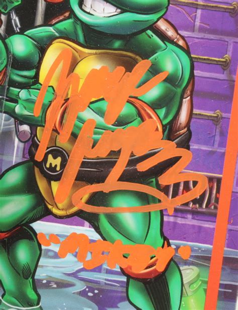 Wayne Grayson Signed Teenage Mutant Ninja Turtles Michelangelo