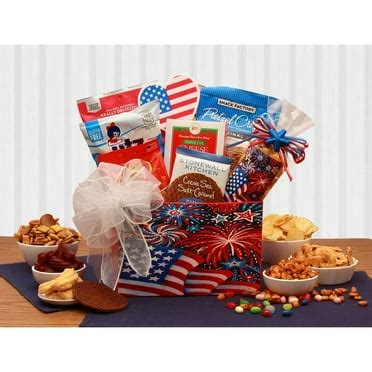 T Basket 821413 Proud To Be An American Patriotic Snack T Basket
