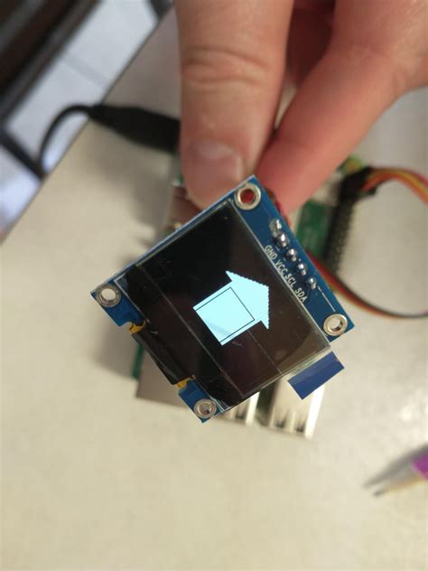 Got My Oled Hooked Up To My Raspberry Pi First Pic Is My First Attempt