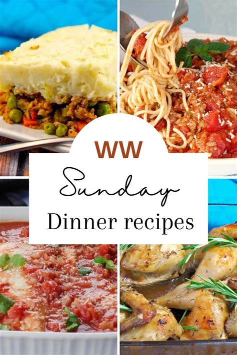 Weight Watchers Sunday Dinner Recipes With Ww Points