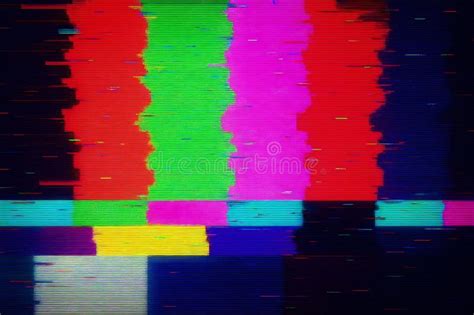 Tv Color Bars Signal Error Display Shown When Device Has Signal Issues