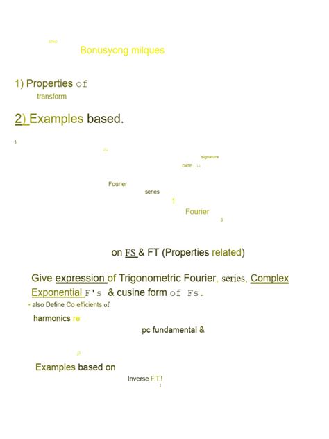 signal system imp pdf fourier transform laplace transform