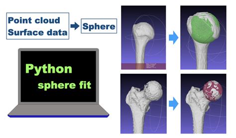 Best Fit Sphere On Point Cloud By Python Script｜医療のためのpythonプログラミング