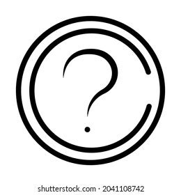 Question Mark Vector Icon Ask Symbol Stock Vector Royalty Free Shutterstock