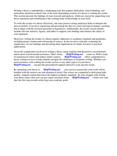 How To Write Results Of Thesis Pdf Scientific Method Thesis