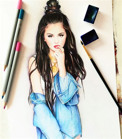 Pin On Drawings Selena Gomez Drawing Celebrity Drawings Celebrity Art