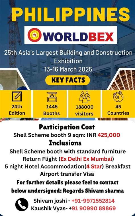 Worldbex2025 Asiaslargestbuildingexhibition Constructionexpo