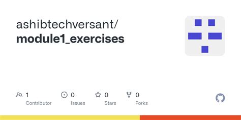 Github Ashibtechversantmodule1exercises