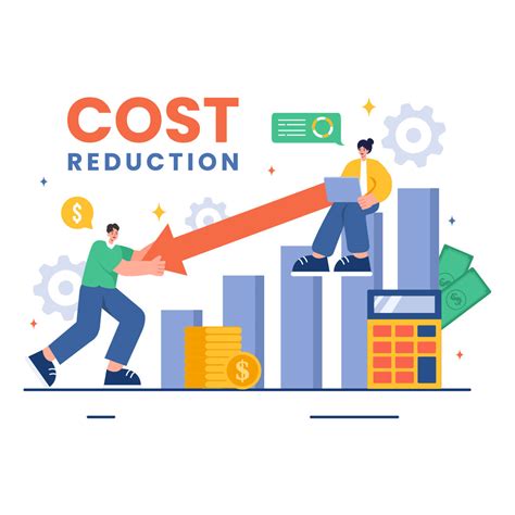 12 Cost Reduction Business Illustration Masterbundles