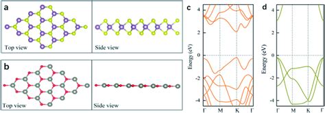 Schematic Illustration Of Crystal Structures Of A Pristine 4 × 4 Ws2