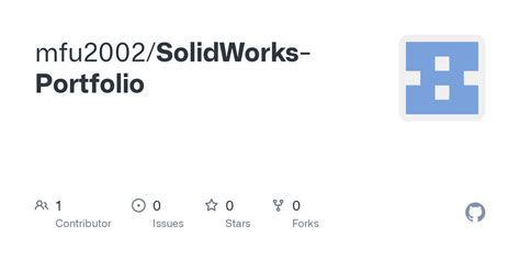 Github Mfu2002solidworks Portfolio