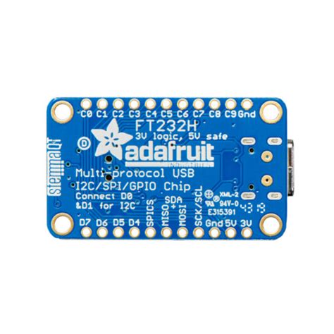 Adafruit FT H USB To GPIO Board Micro Robotics