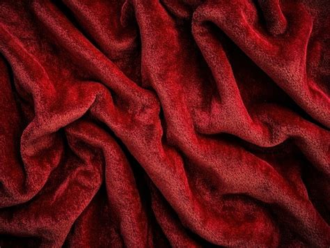 Velvet Fabric With Rich Deep Texture Premium Ai Generated Image