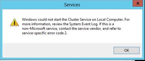 Solved Cluster Down And Failed To Start Cluster Service Back Experts Exchange