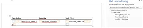 wordlayout mini sales header alignment of decimal fields —