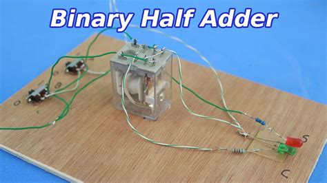 binary half adder circuit