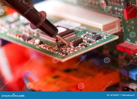 Electronics Engineer At Work Stock Image Image 14745031