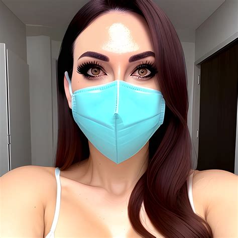 Make A Sensual Girl With Face Mask And Small Short Arthub Ai