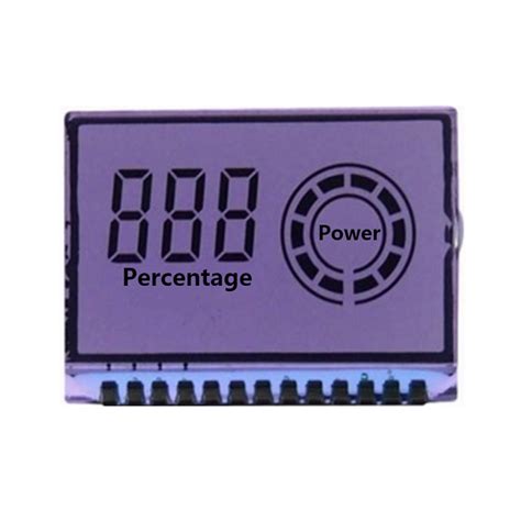 Fpc Connector Lcd Display Module Tn Positive Lcd Display Small Size