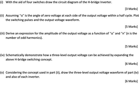 Solved I With The Aid Of Four Switches Draw The Circuit