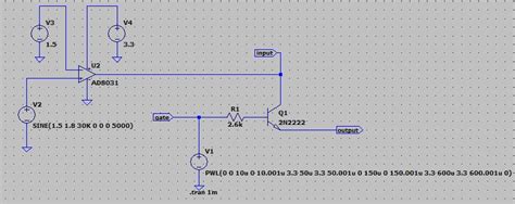 Signal Transistor As A Switch Driven By A Square Wave Electrical