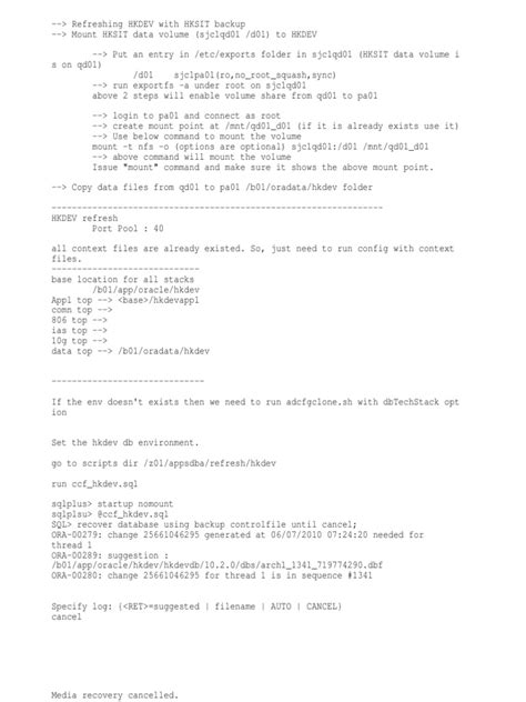 Refresh Pdf Oracle Database Sql