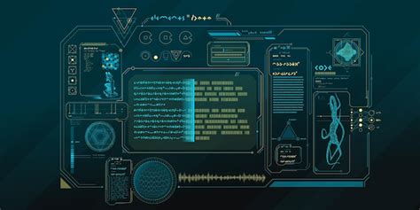 premium vector futuristic hud interface for processing data