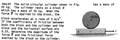 Solved P04 07 The Solid Circular Cylinder Shown I Fig Has A