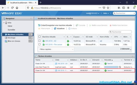 Put The Vmware Esxi 67 Server In Maintenance And Manage The Automatic