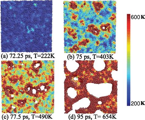 Evolution Of Local Temperature Field During Void Nucleation Growth