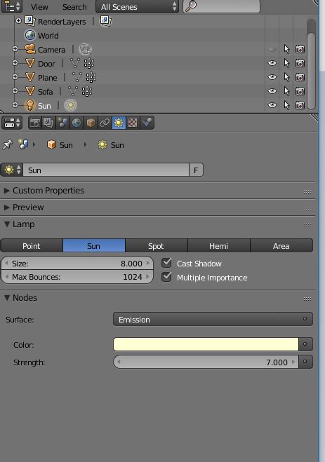 Light Lighting Problems Sun Isn T Working On Render Blender Stack Exchange