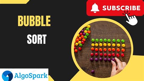 bubble sort sorting data structure and algorithm algospark youtube