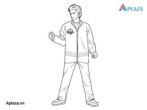 Bộ tranh tô màu siêu nhân Gao cực đẹp cho bé tập tô Aplaza