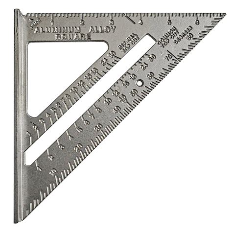 Buy Aluminum Speed Square Layout Tool Multipurpose Rafter Square For