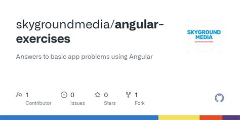 GitHub Skygroundmedia Angular Exercises Answers To Basic App Problems Using Angular