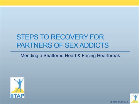 Recovery Steps For Partners Of Sex Addicts