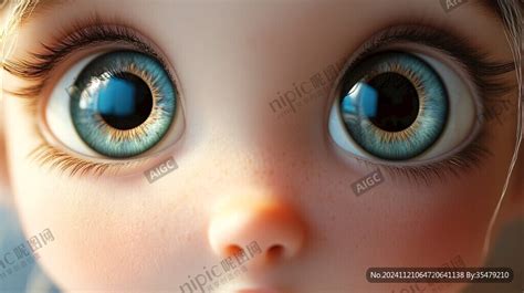 Ai创作图布娃娃脸 3d女娃 娃娃脸 眼球原创设计 大头娃娃唯美图片 大眼睛素材 眼球宝宝 Eyes的肖像 布娃娃局部特写 动画眼睛 凝视的双眼 Eyes的画像 仿真脸部 3d动画插图 逼真的