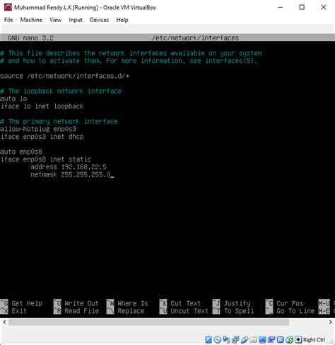 Tutorial Routing Nat Debian 10 Di Virtual Box