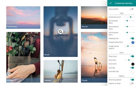 How To Work With A Gallery Section