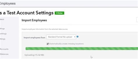 import employee via excel csv in quickbooks online advanced payroll
