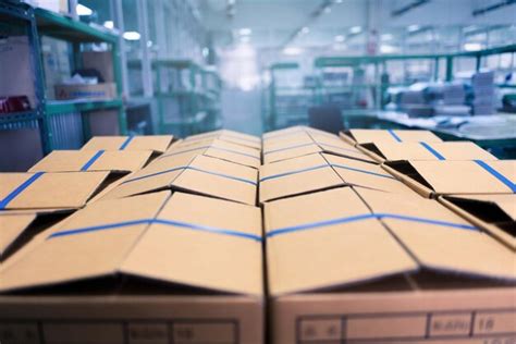 Premium Photo Carton Box Stack On The Packing In The Packing Room