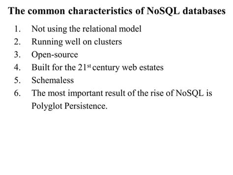 Nosql Databases Intrduction Powerpoint Presentaion Pptx Databases Computer Software And