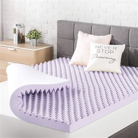 Lavender Infused Memory Foam Mattress Topper Twin Size