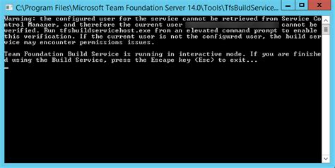 Tfs Build In Interactive Mode Dealing With Server Reboots Agile What