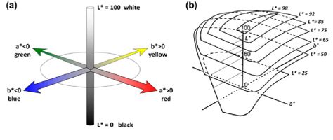 A Cie Lab 1976 Colour Coordinates System B Limits Of The Optimal
