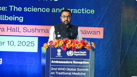 2nd Who Traditional Medicine Global Summit Scheduled In New Delhi
