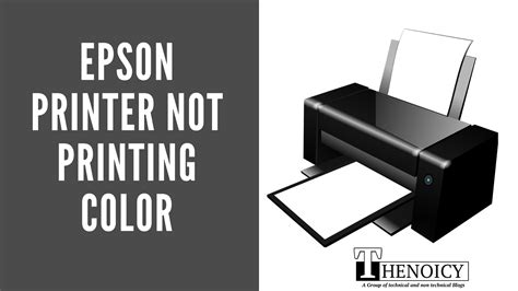 Epson Printer Not Printing Color How To Get Epson Printer To Print In Color