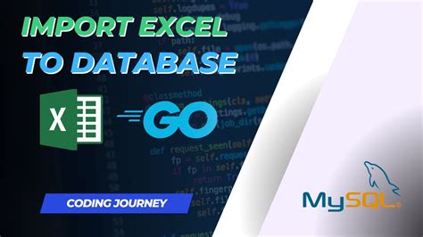 How To Import Excel To A Database Using Golang Step By Step Tutorial YouTube