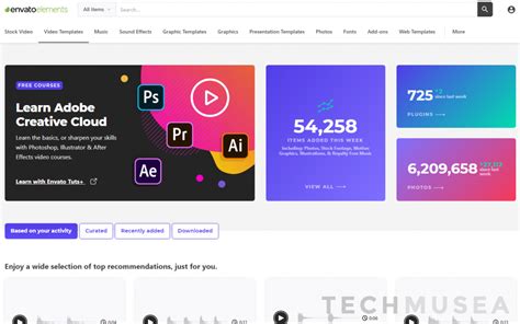 Envato Elements 1個價錢無限下載素材庫，創作者獲商用版權資源包括影片圖片、設計推薦，附上便宜費用教學方法 Techmusea